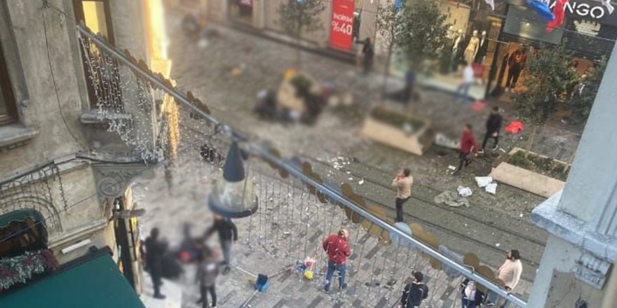 İstiklal Caddesi'nde patlama